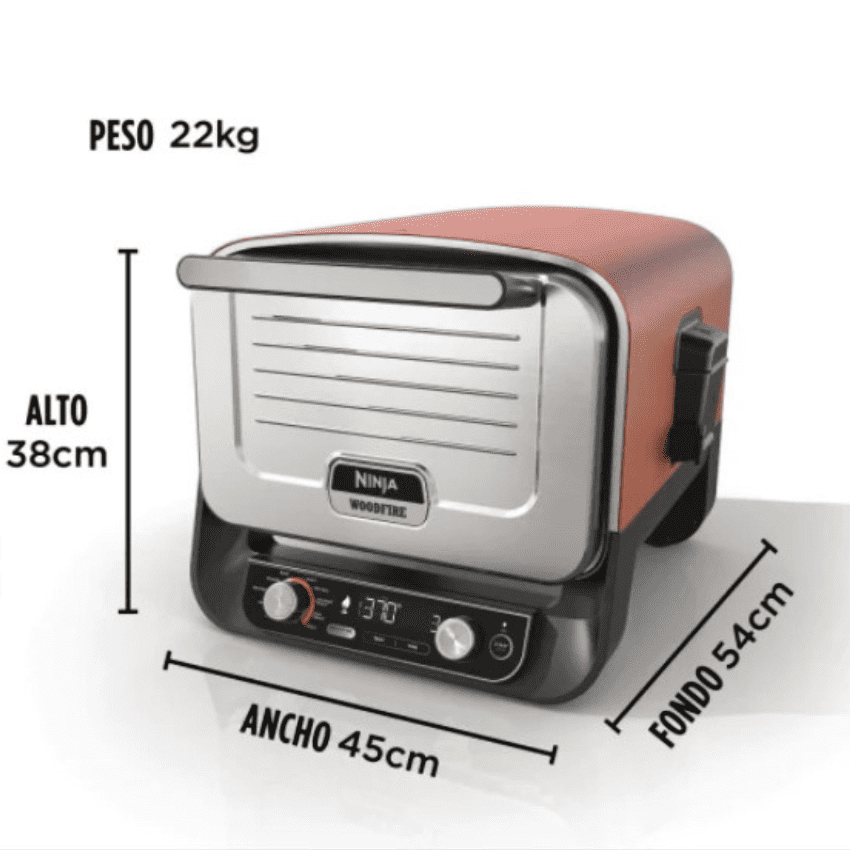 Horno Eléctrico de Exterior Ninja Woodfire OO101EU | Foodie Alfer